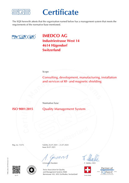 IMEDCO - Downloads - flyers, certificates